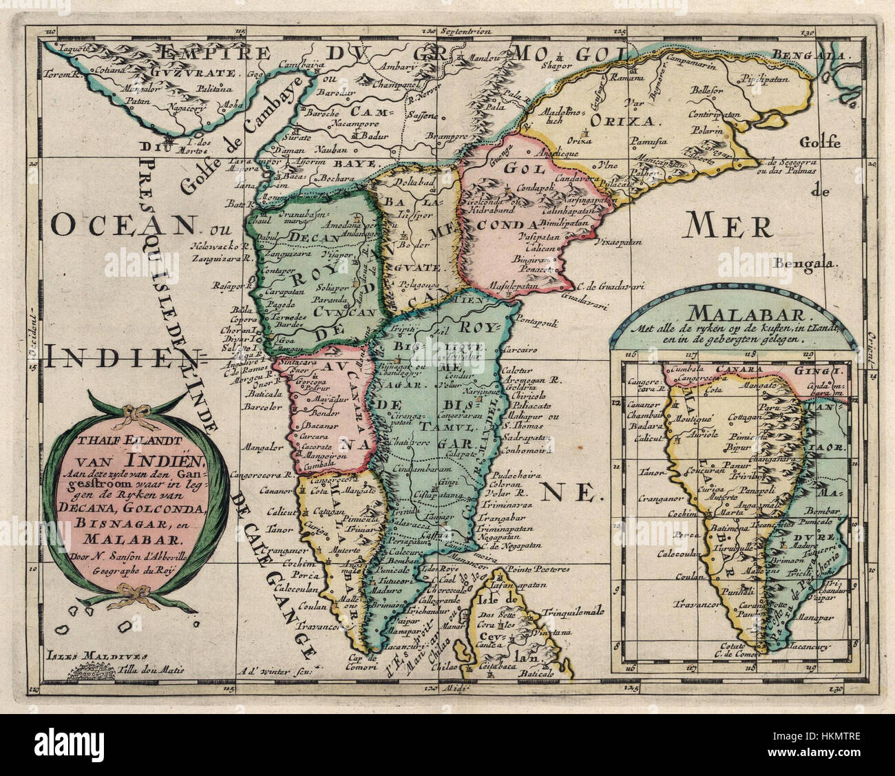 The *AMH-6664-KB* map of India provides an early geographic ...