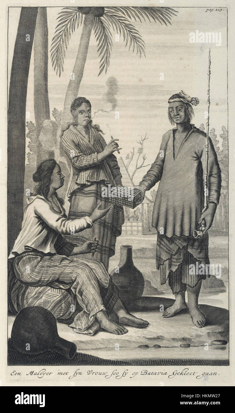 This painting of a Malaysian inhabitant of Batavia showcases the unique ...