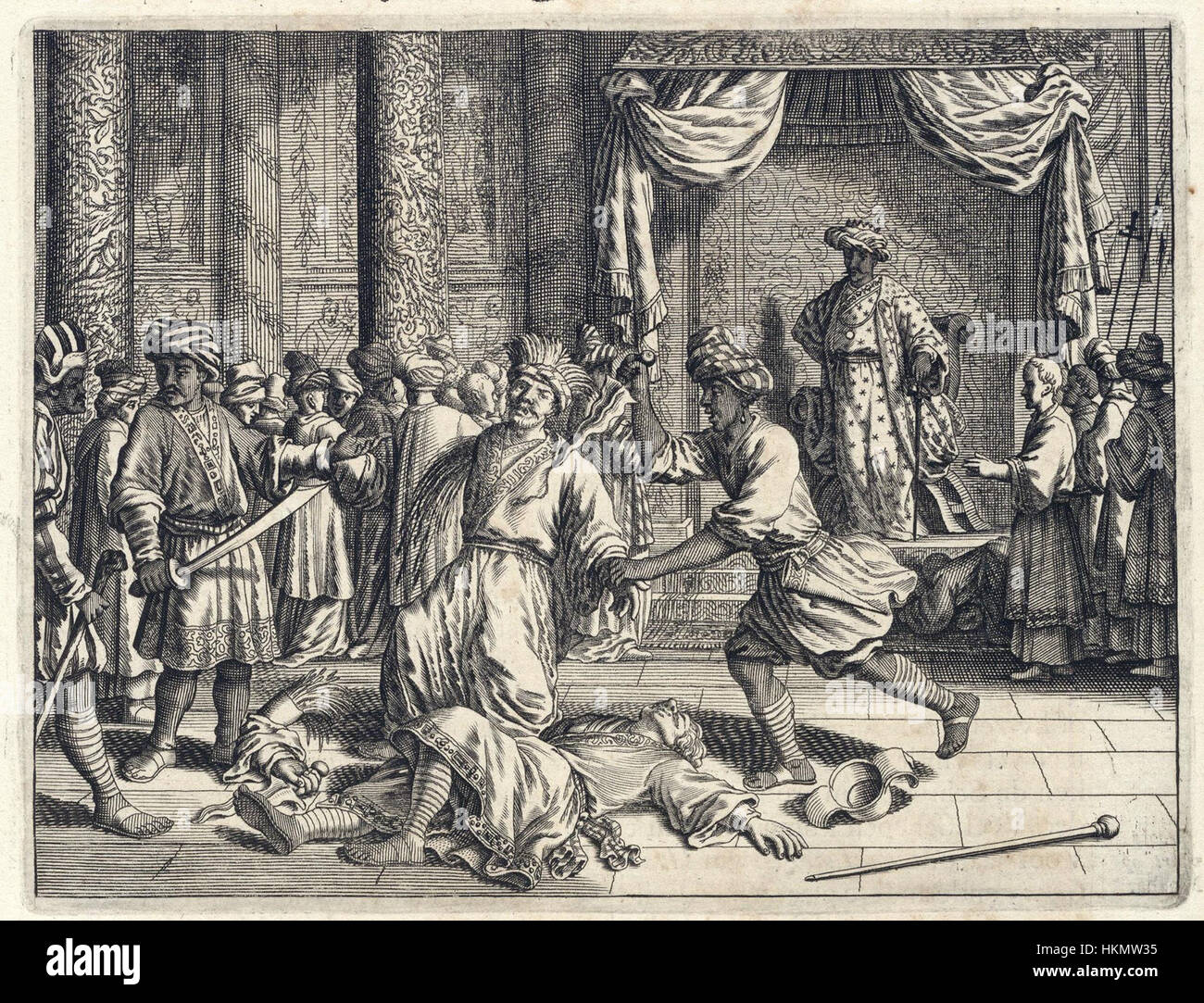 This artwork, labeled 'AMH-6955-KB The Murder on Raja Ammerzing ...