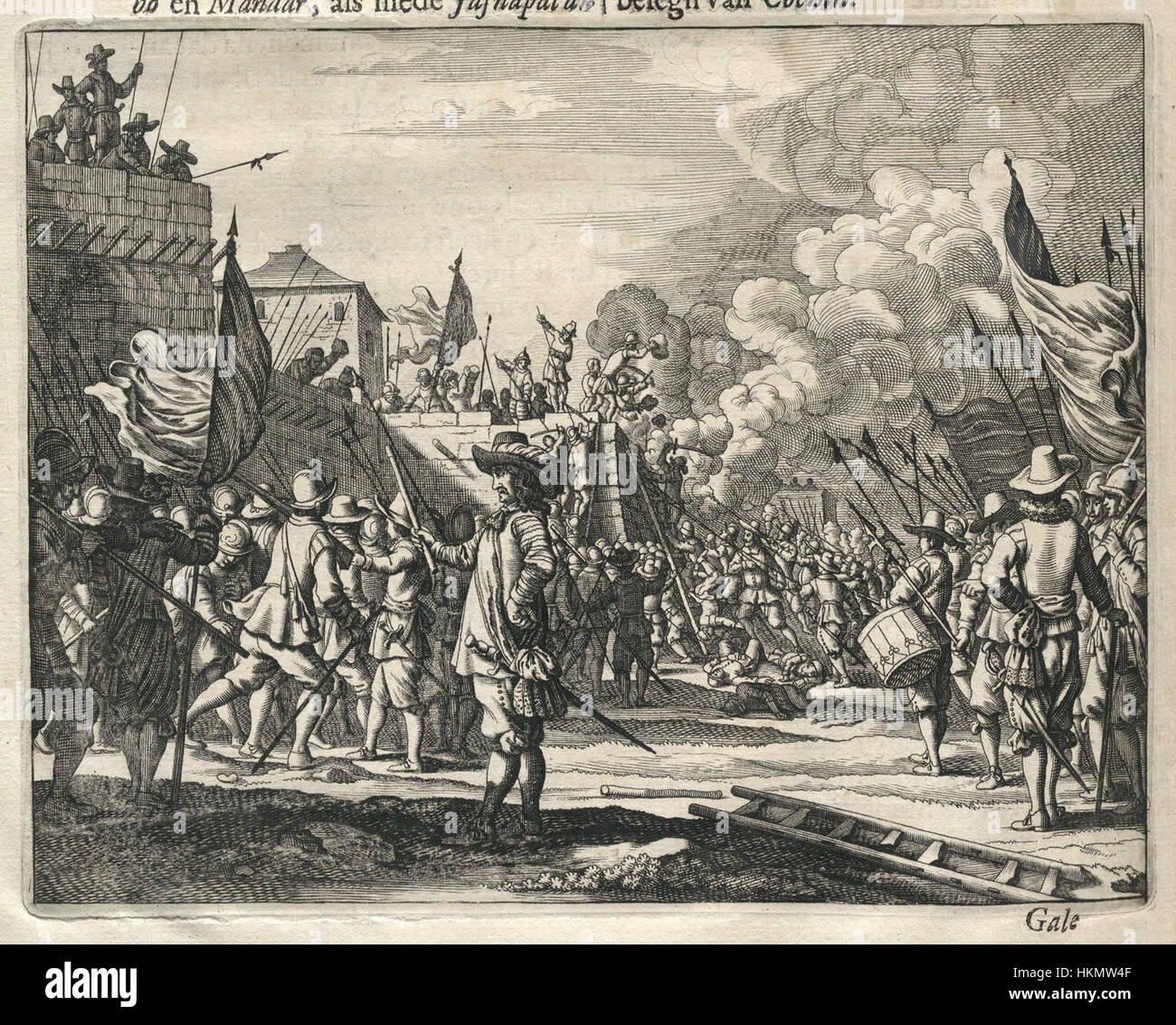 The artwork titled 'Punto Gale overrun by Willem Jacobsz. Coster ...