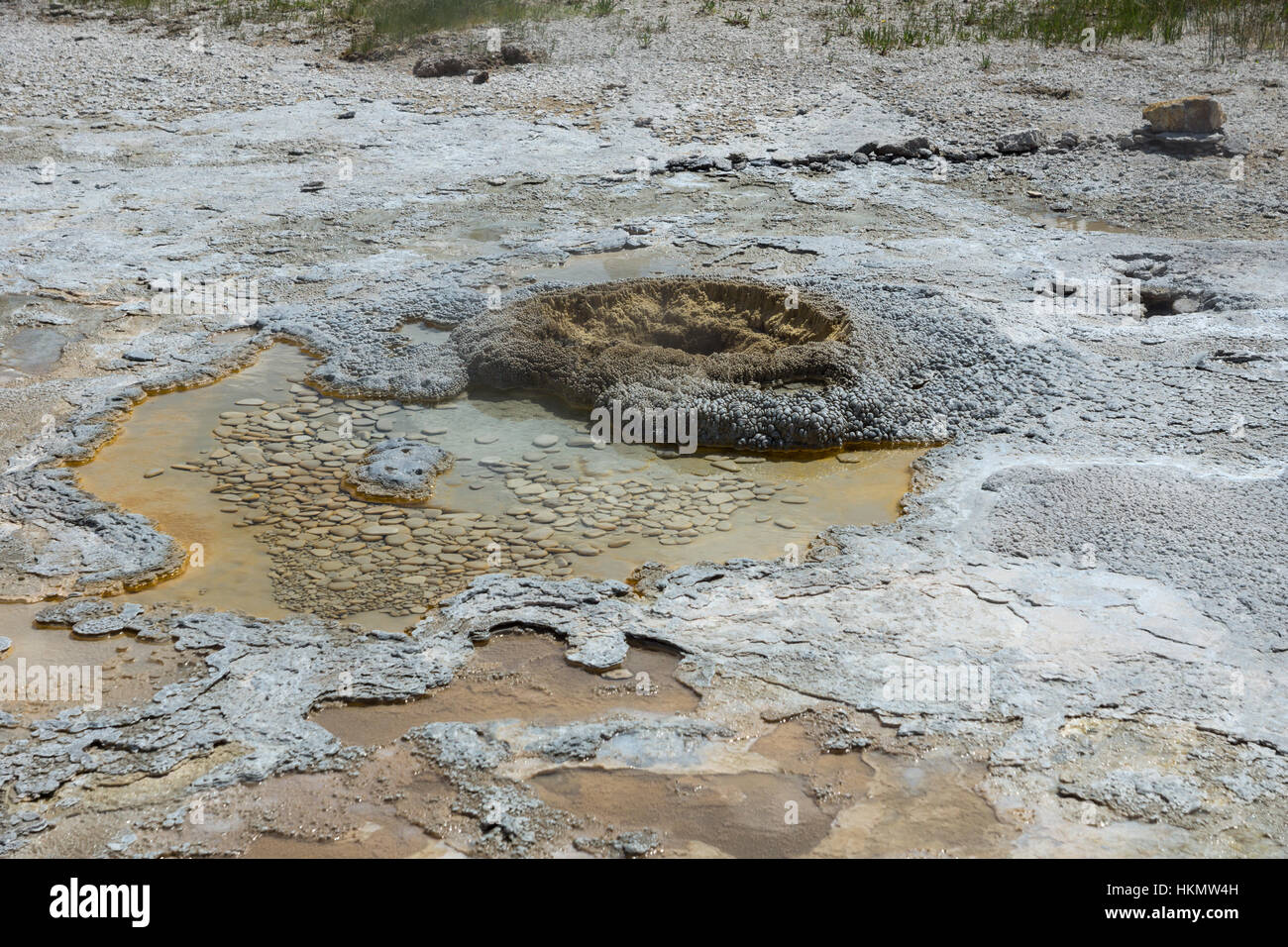 Geyser Hill, Upper Geyser Basin, Yellowstone National Park, Wyoming ...