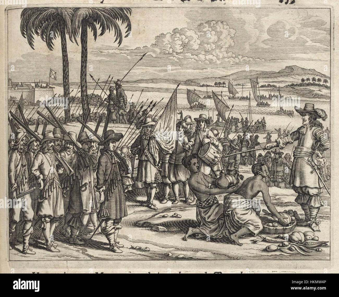 This 1658 artwork illustrates the Dutch conquest of Jaffnapatnam under ...
