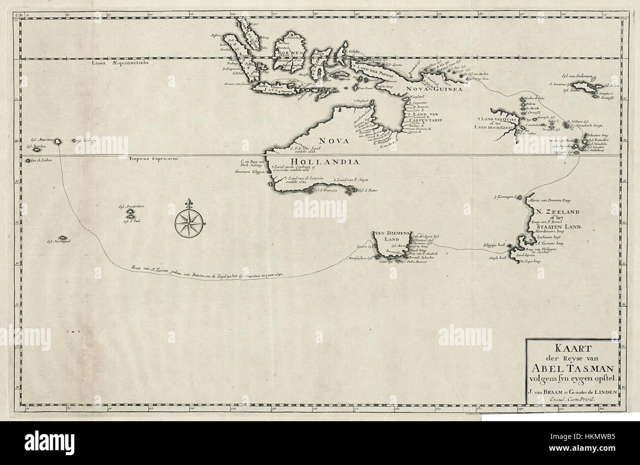 Tasman sea map hi-res stock photography and images - Alamy