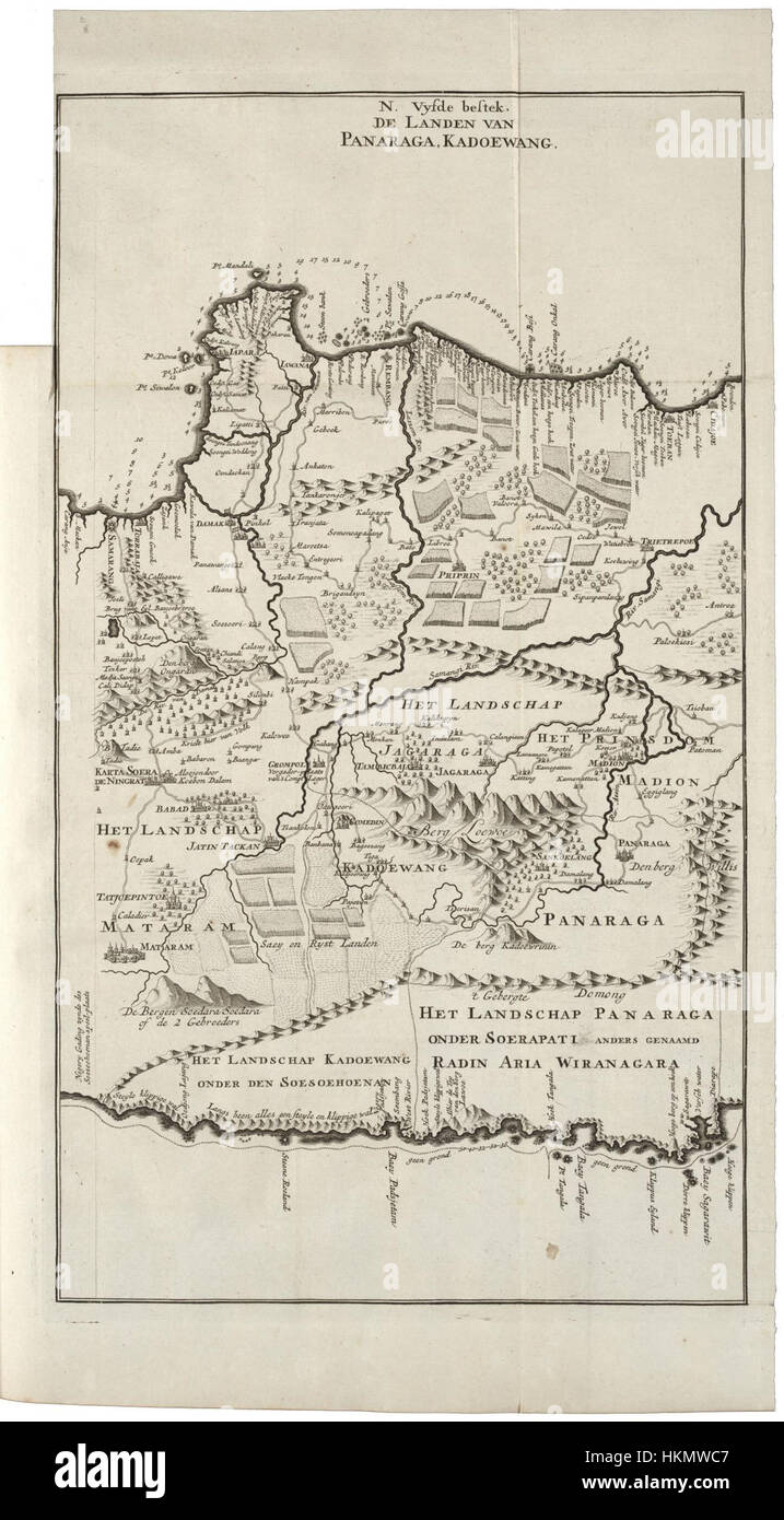 Map of the island of java hi-res stock photography and images - Alamy