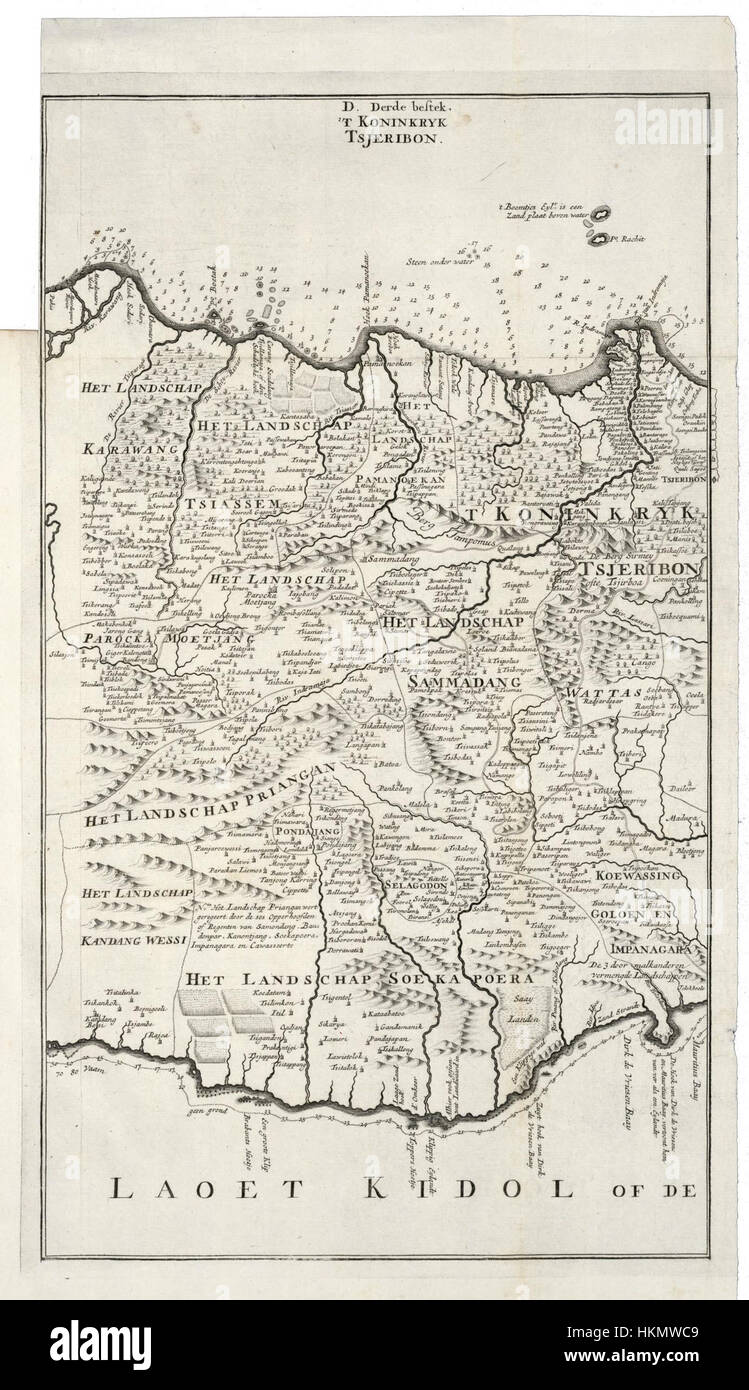 Map of the island of java hi-res stock photography and images - Alamy