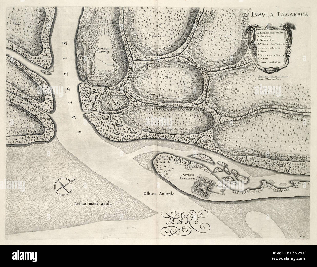 This map of the island of Tamaraca, identified as AMH-7297-KB, is a ...