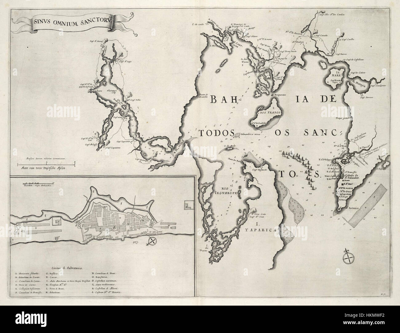 17th century map of brazil hi-res stock photography and images - Alamy