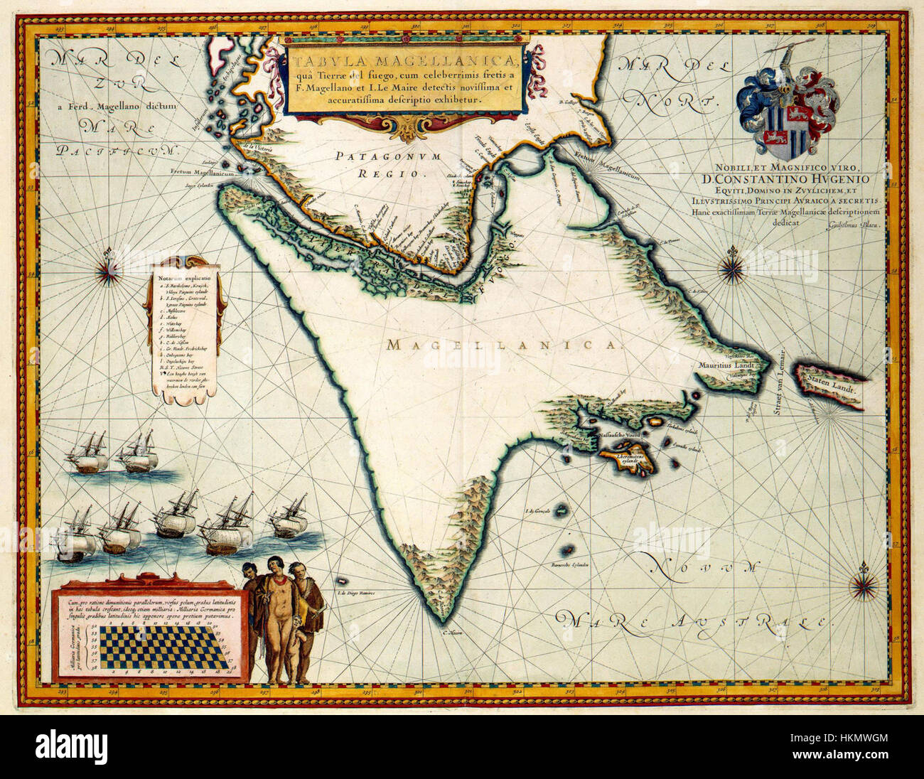 AMH-7750-KB Map of the Le Maire Strait between Vuurland and Statenland ...