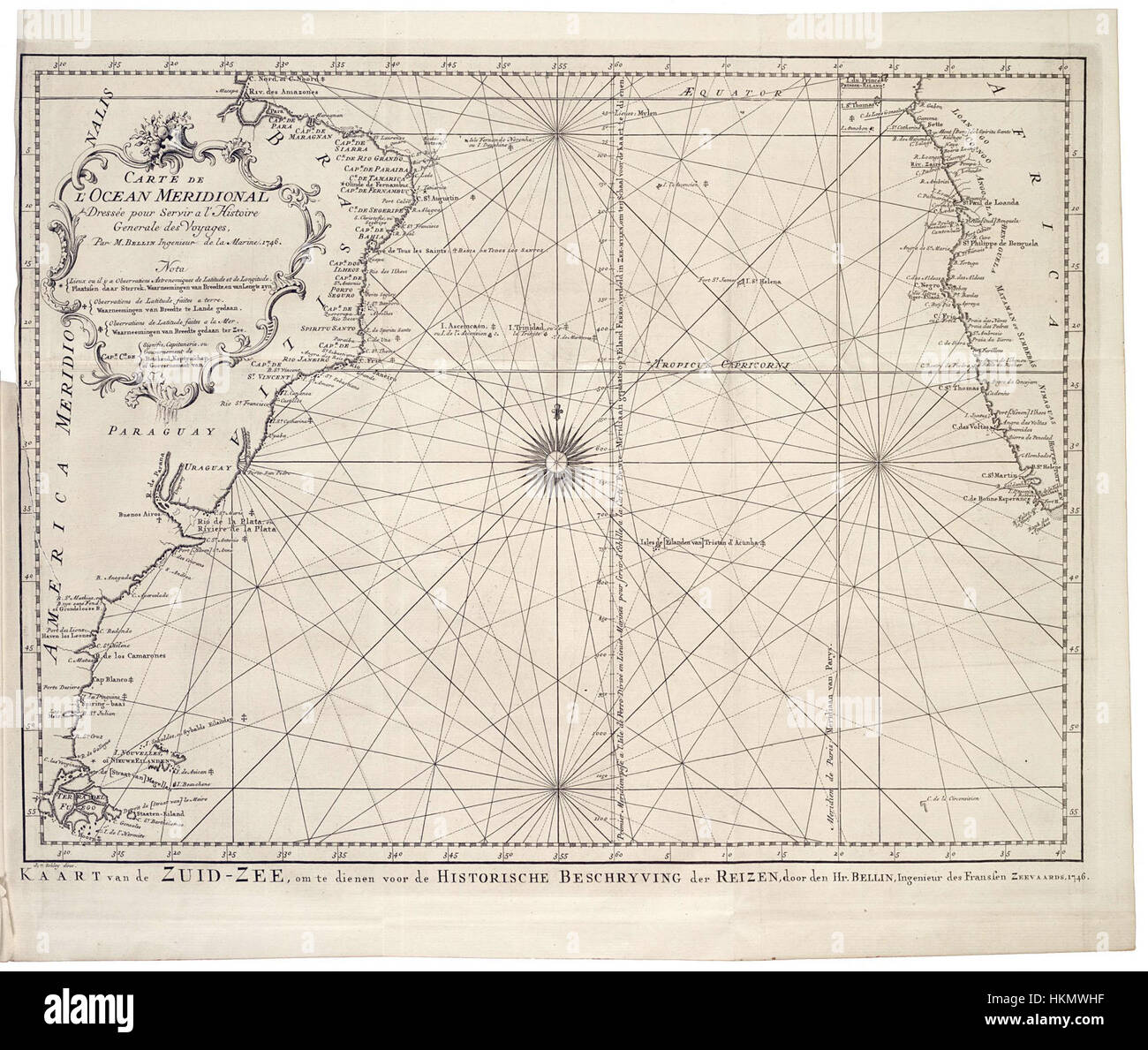 This map, AMH-7875-KB, highlights the southern part of the Atlantic ...
