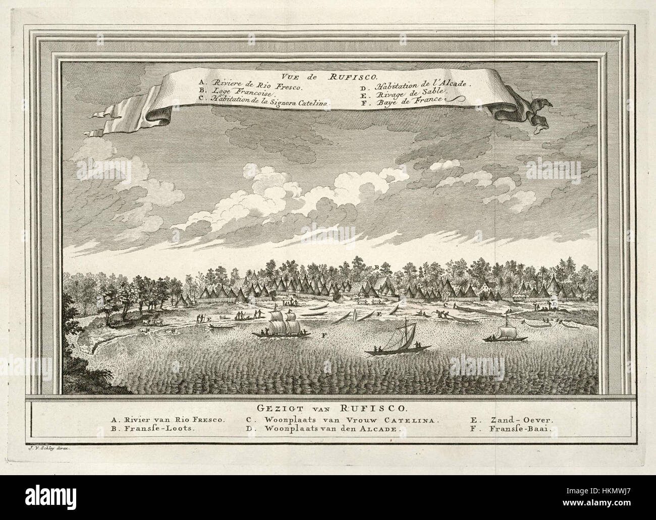 'View of Rufisco under the French' depicts the region of Rufisco in ...