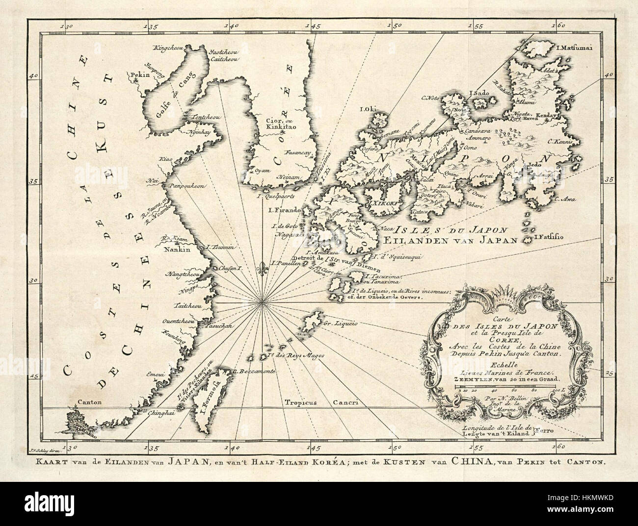 Korea japan map hi-res stock photography and images - Alamy