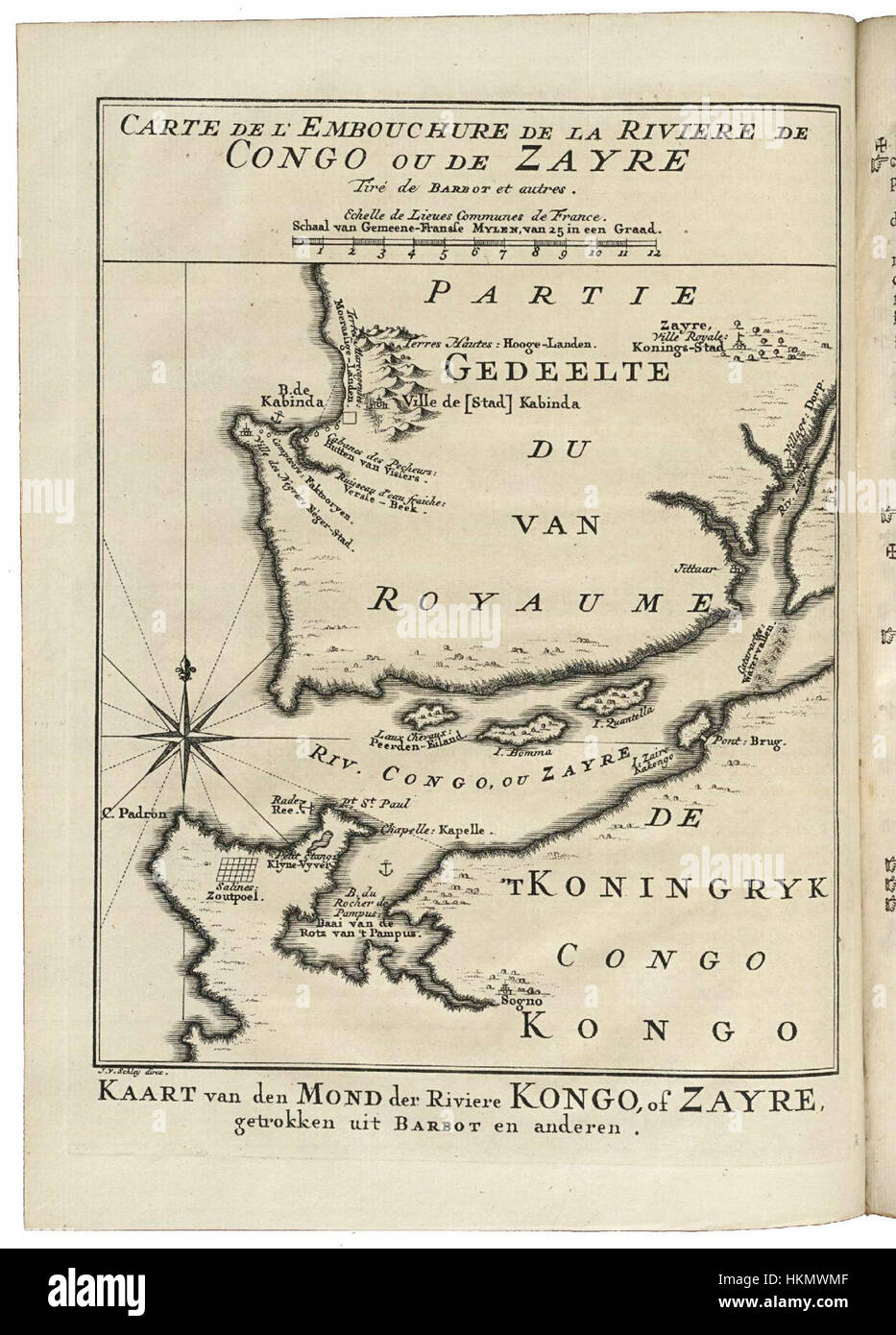 The map titled 'AMH-7956-KB Map of the Mouth of the Congo River ...