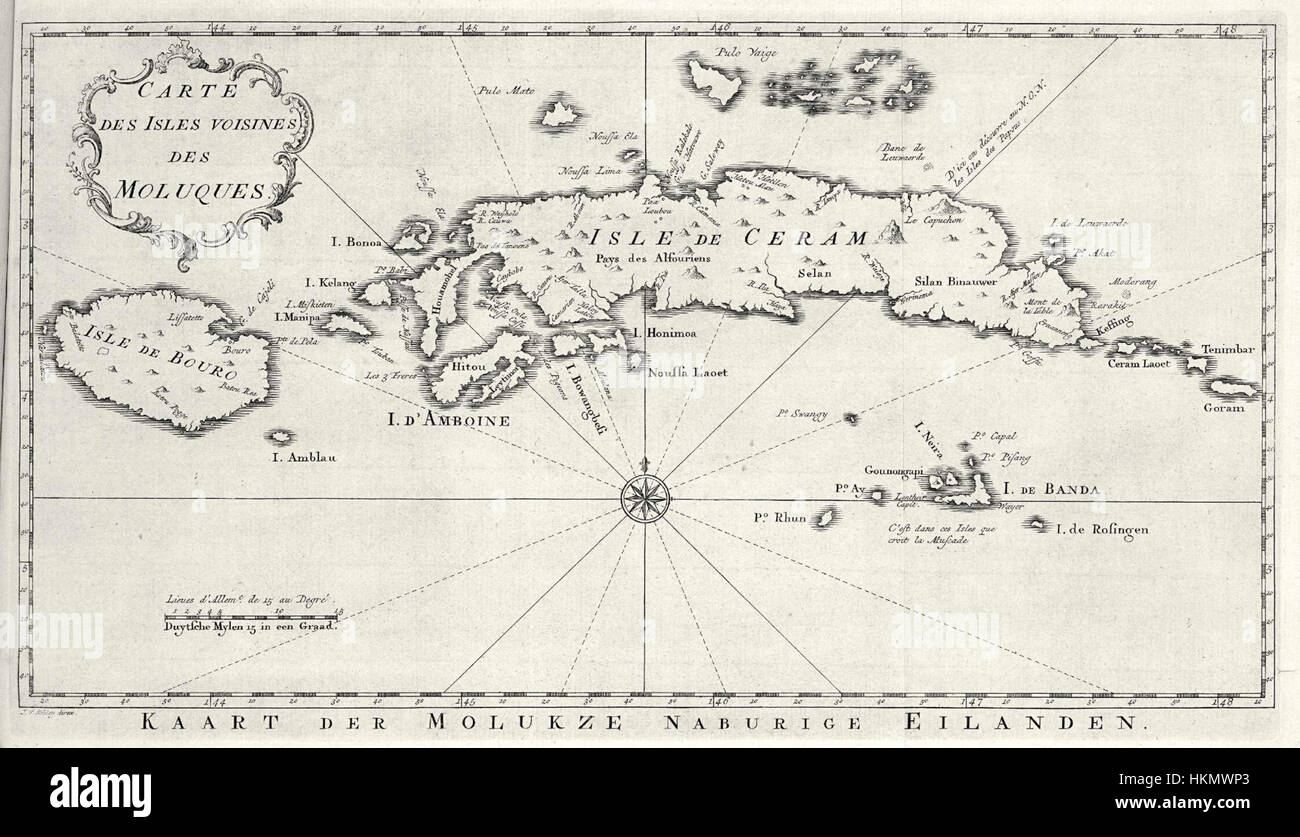 Banda islands map hi-res stock photography and images - Alamy