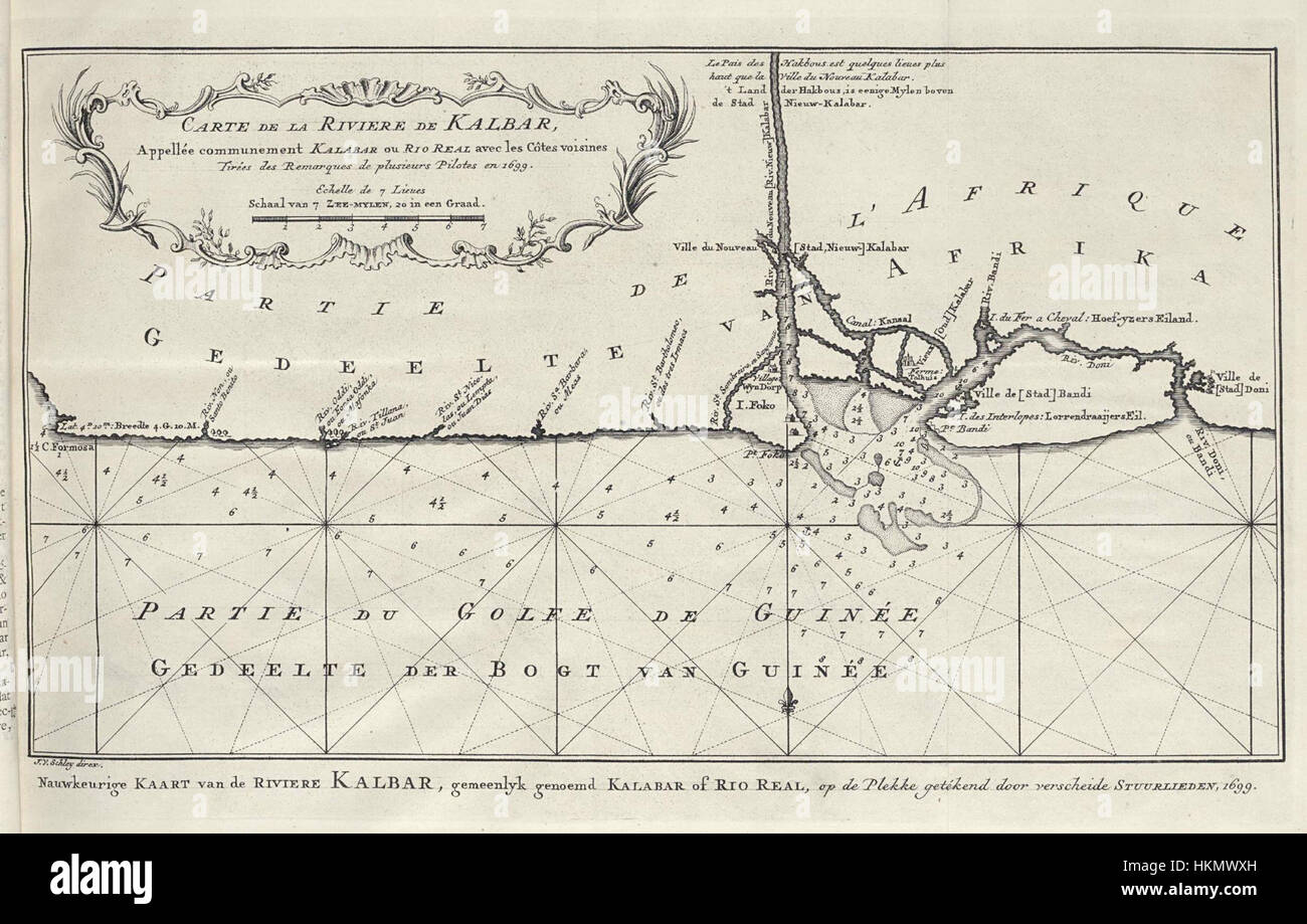 The 'Map of the Mouth of the Kalbar River' provides detailed ...