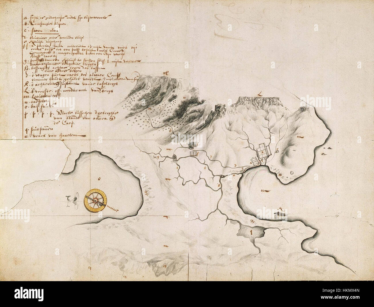 The Plan of the Fort of Good Hope illustrates the layout and structure ...