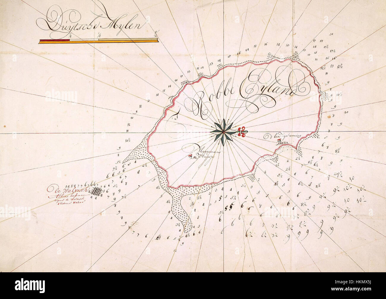 Historical map of robben island hi-res stock photography and images - Alamy