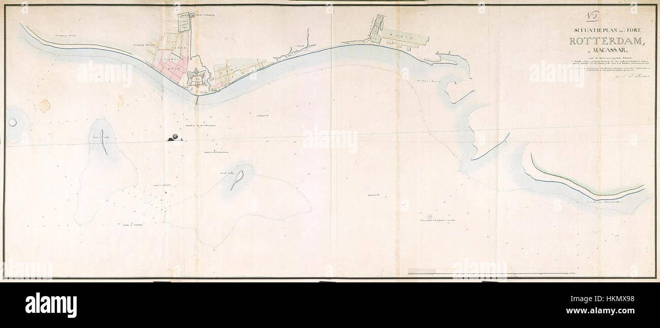 Fort Rotterdam, located in Makassar, Indonesia, is a historical Dutch ...