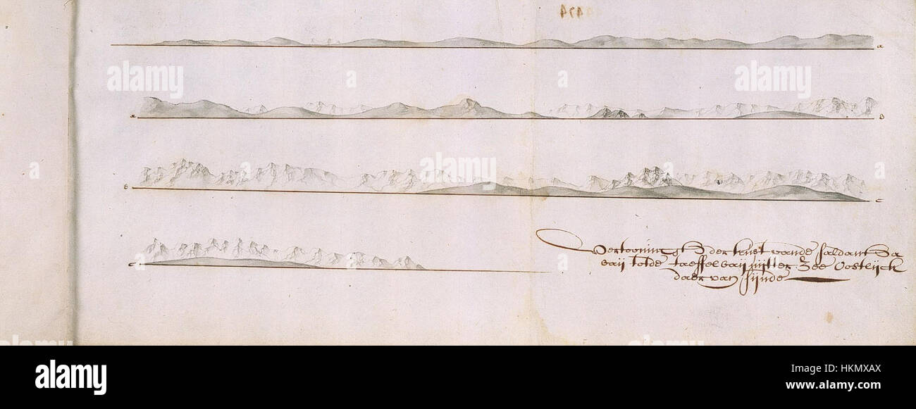 This detailed map illustration shows sea levels from Table Bay to ...