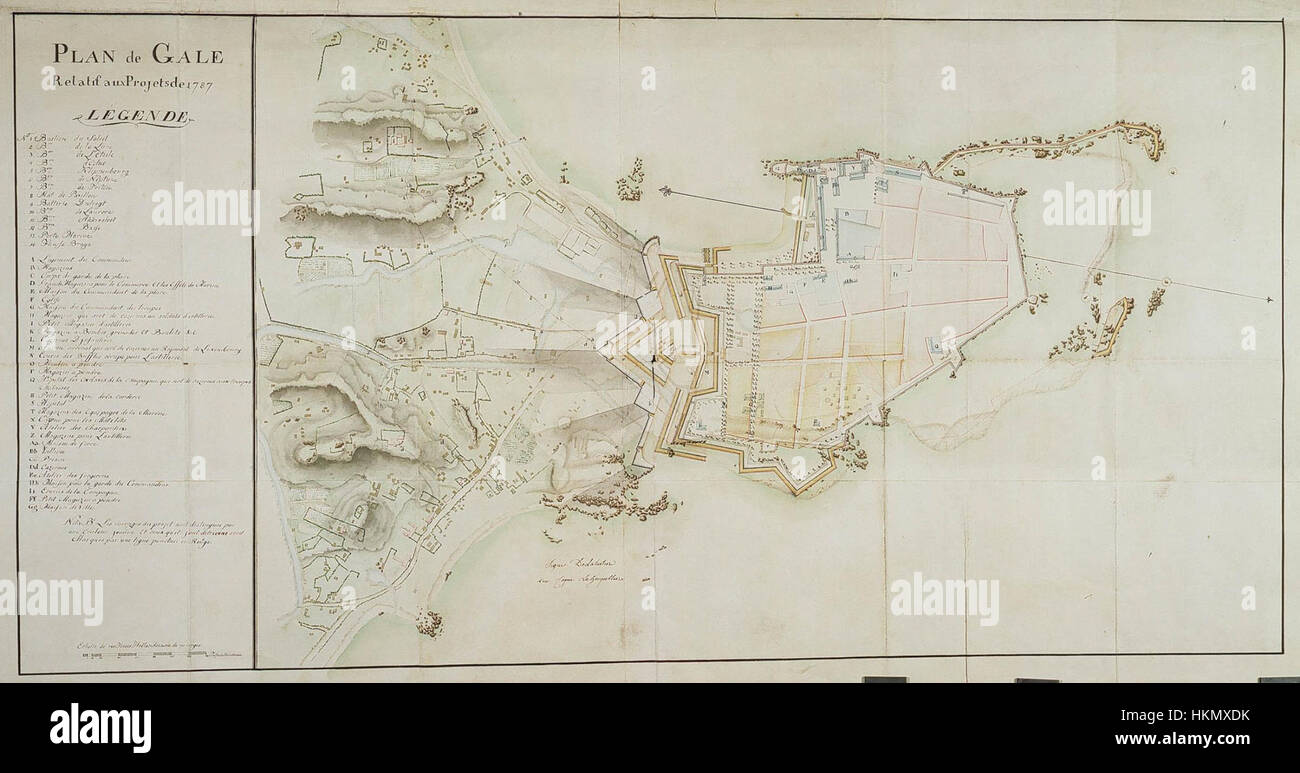 This map illustrates the layout of the fort at Gale, a strategic ...