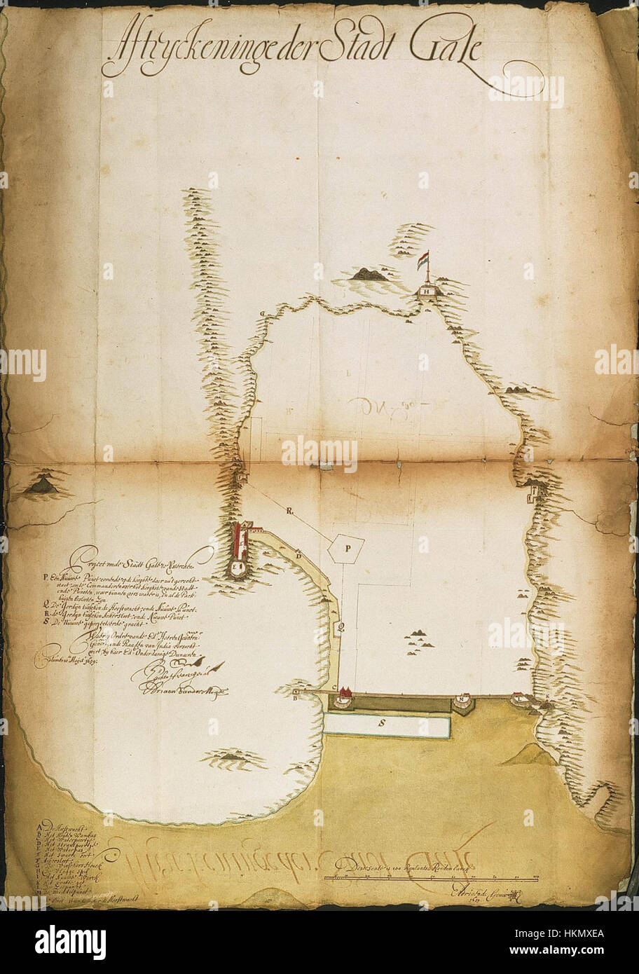 This bird's-eye view map of Gale provides a detailed visual ...