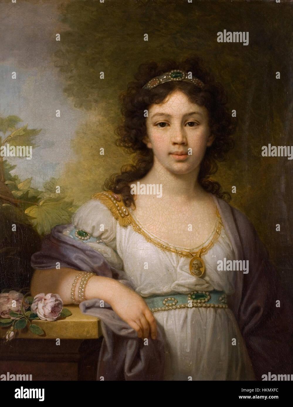 This portrait of Varvara Shidlovskaya, painted by renowned Russian ...