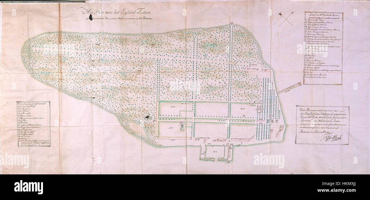 This map from the AMH-4652-NA collection depicts Edam Island near ...