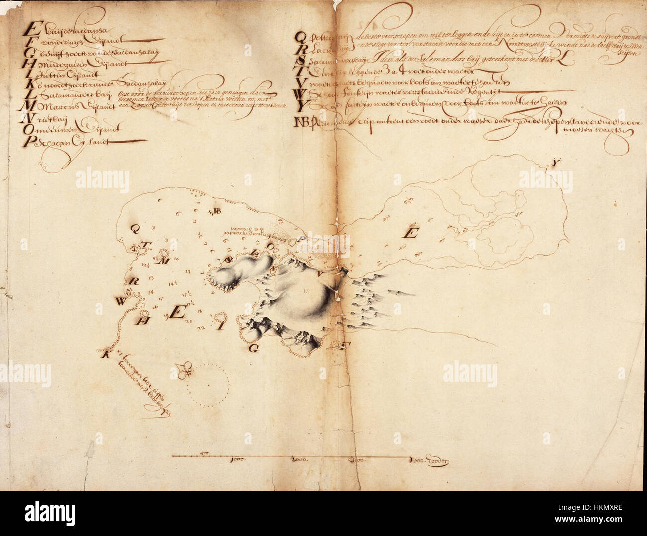 This map of Saldanha Bay, South Africa, illustrates the geography and ...