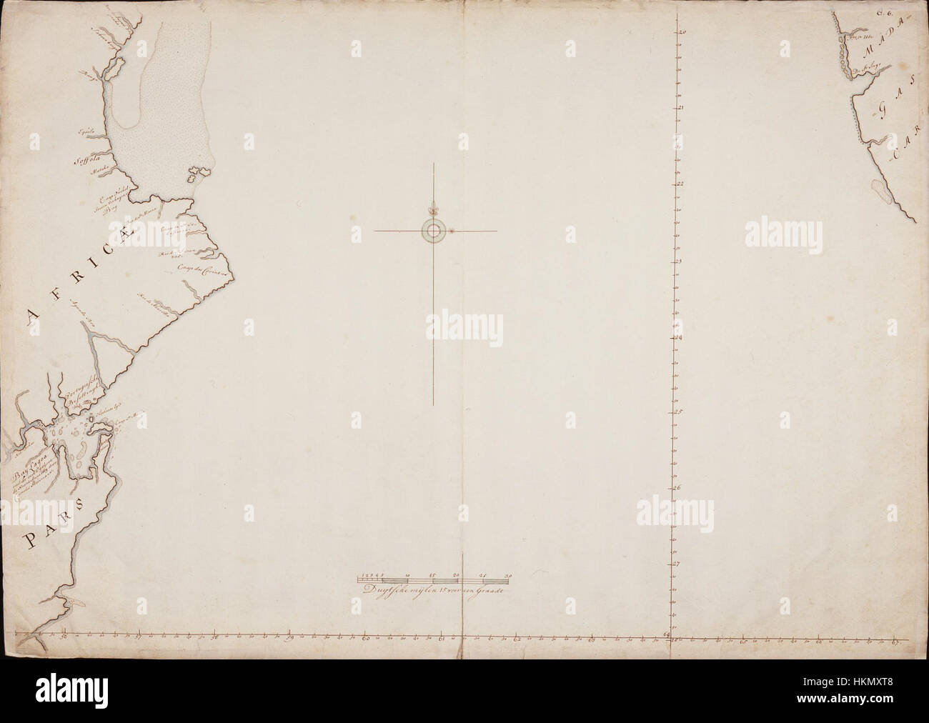 This map, labeled AMH-5107-NA, depicts the Lagoa Bay area, extending to ...