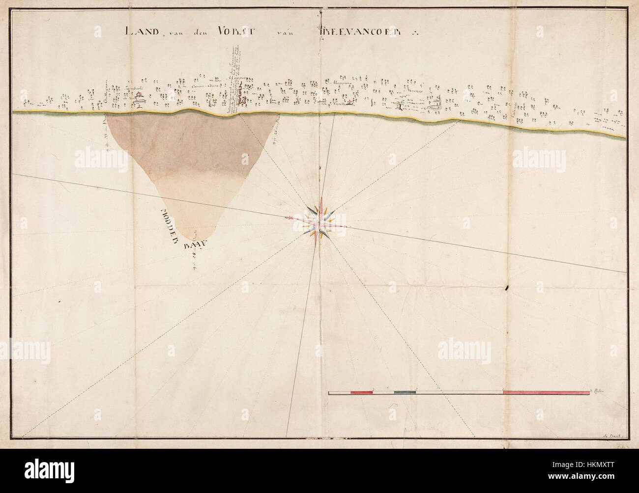 This map, AMH-5121-NA, depicts the areas once ruled by the Ruler of ...