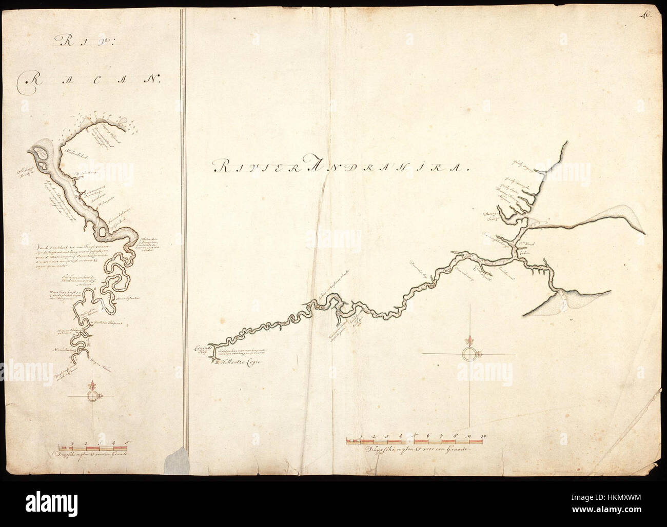 This map depicts the Rokan and Indragiri rivers, vital waterways in ...