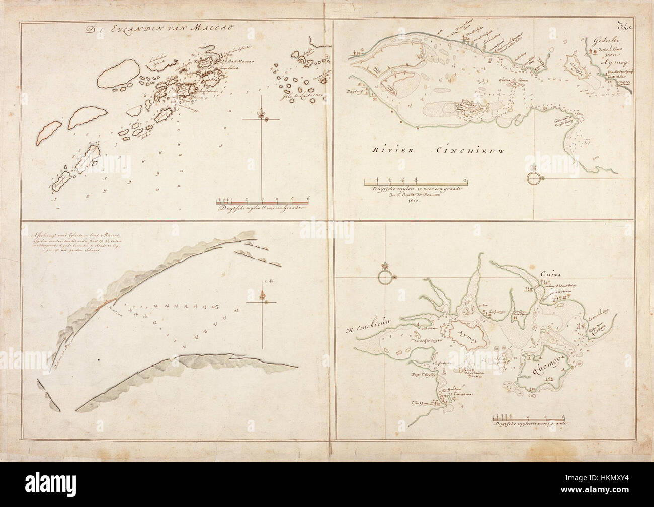 Map of macao hi-res stock photography and images - Alamy
