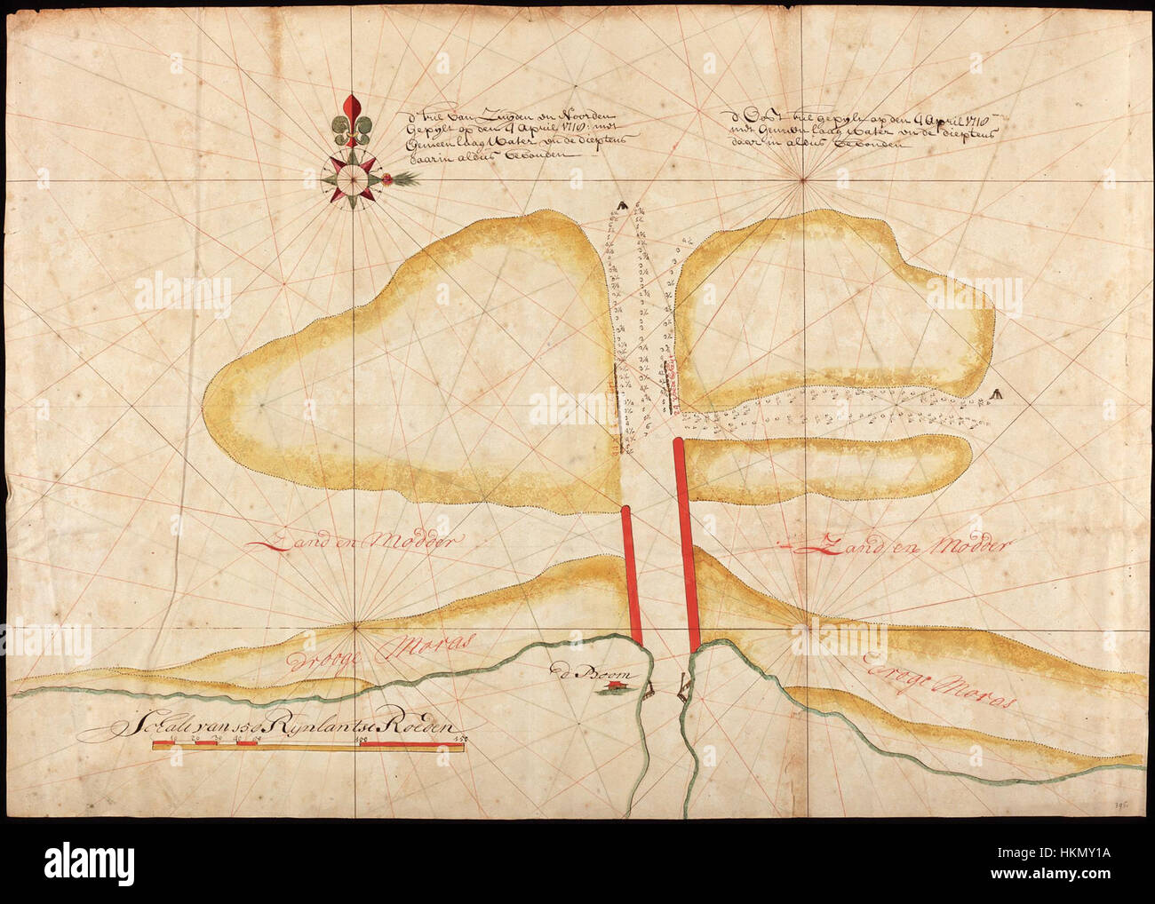 This chart from Batavia depicts soundings in the river, offering ...