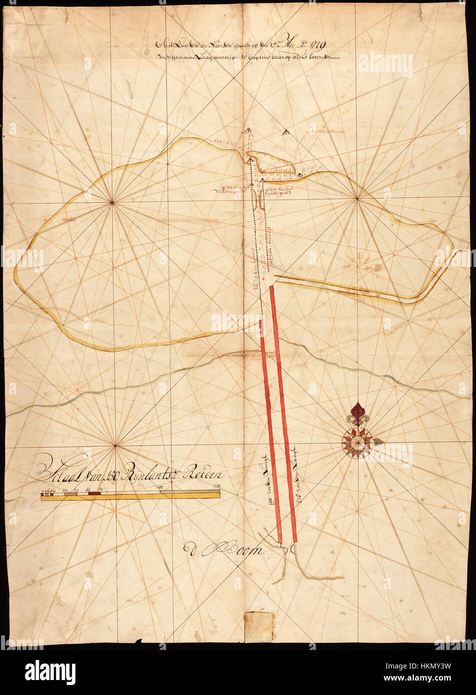 This historical chart from Batavia provides detailed soundings in the ...