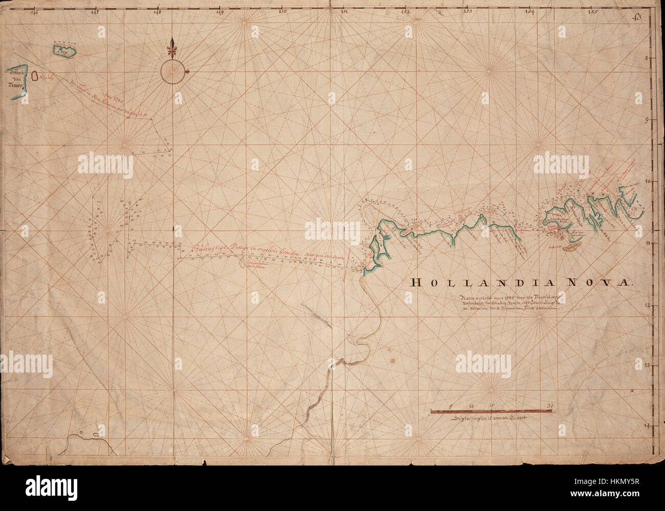 Hollandia map hi-res stock photography and images - Alamy