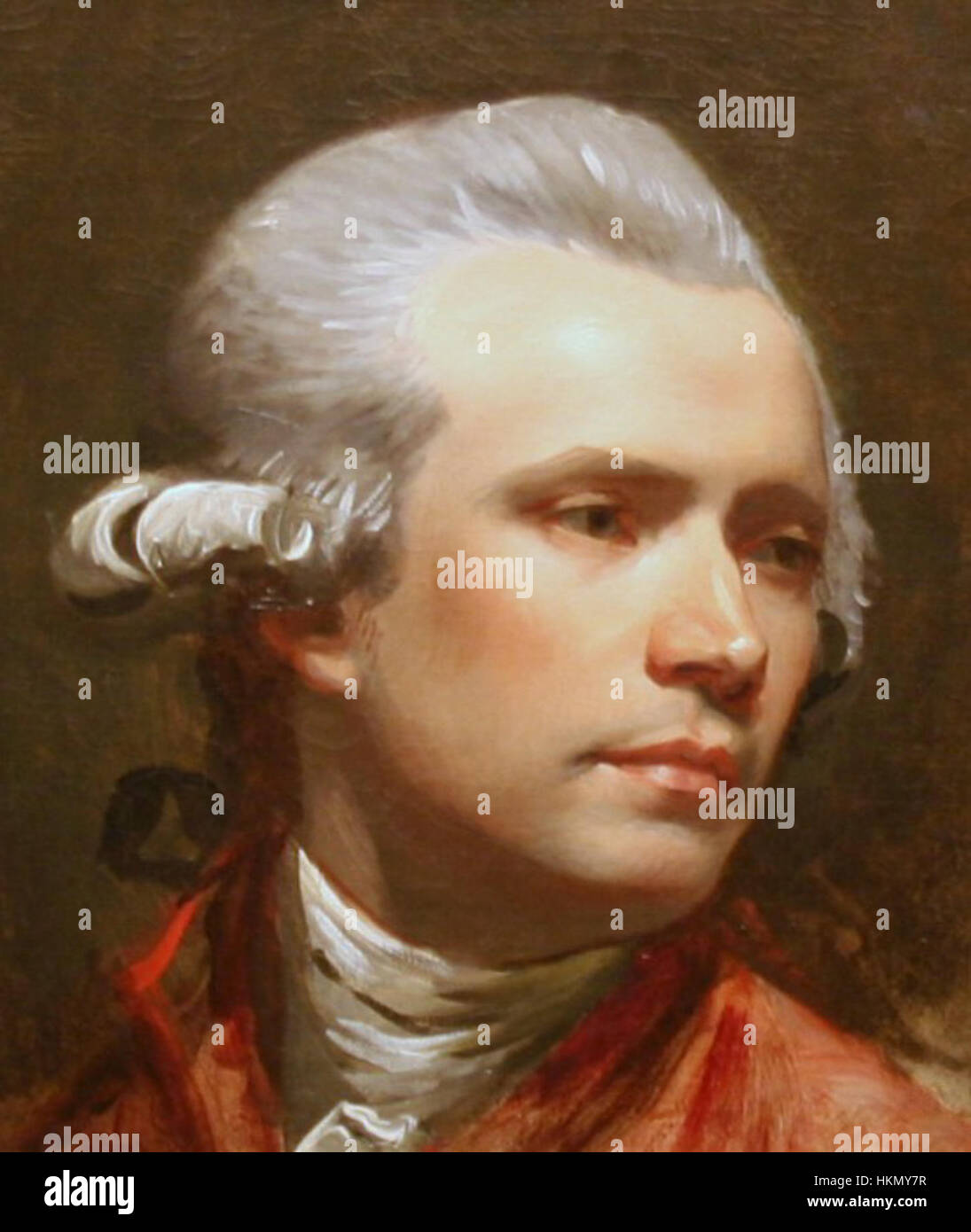 The self-portrait of John Singleton Copley, an American artist, is a ...