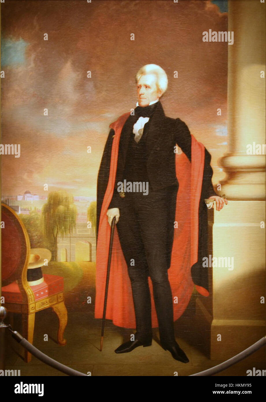 This portrait of Andrew Jackson, painted by Ralph Eleaser Whiteside ...