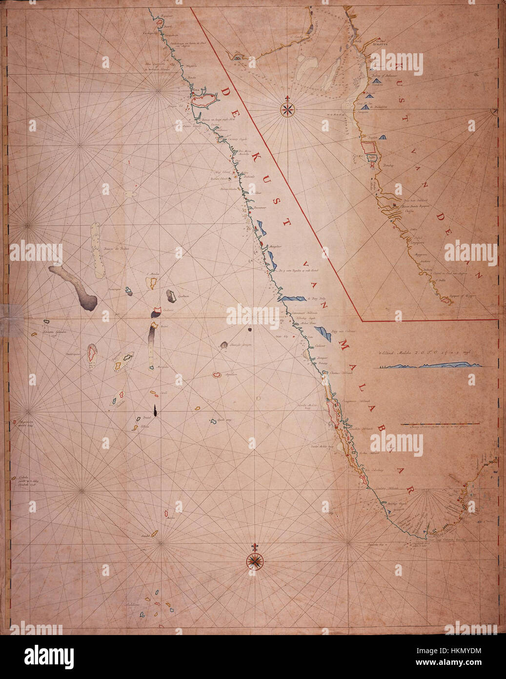 Map of india 18th century hi-res stock photography and images - Alamy