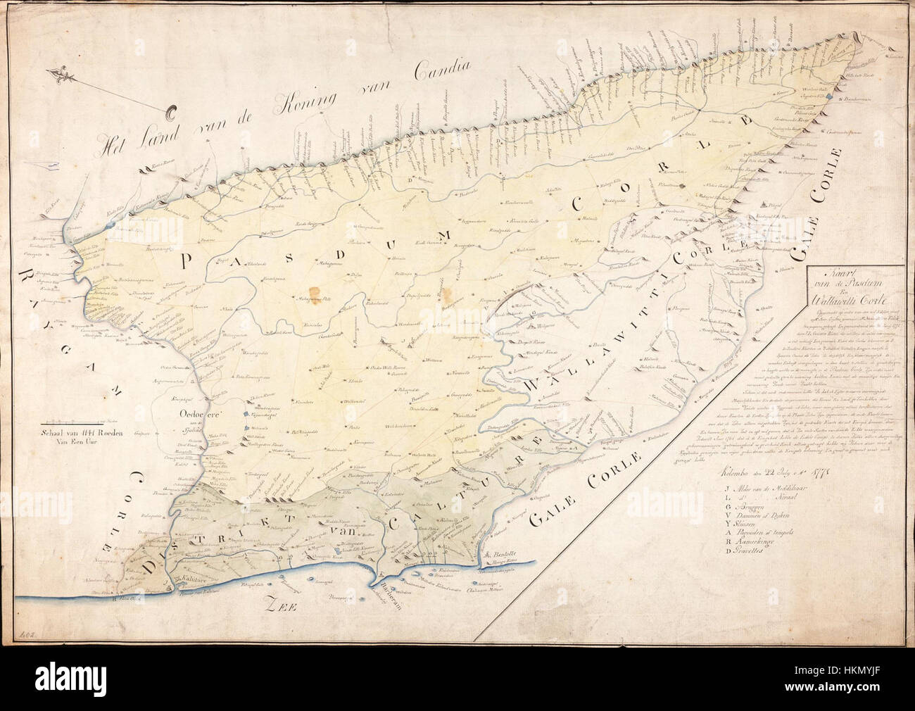 Antique map of ceylon hi-res stock photography and images - Alamy