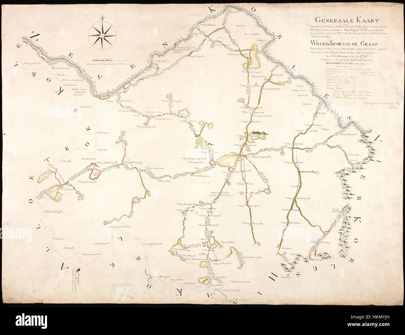 This map, AMH-5614-NA, illustrates the plantations surrounding Negombo ...
