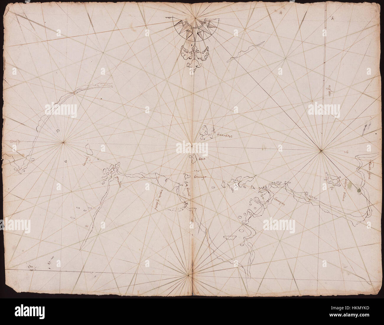 This map, AMH-6037-NA, depicts the Sunda Straits, a vital waterway ...