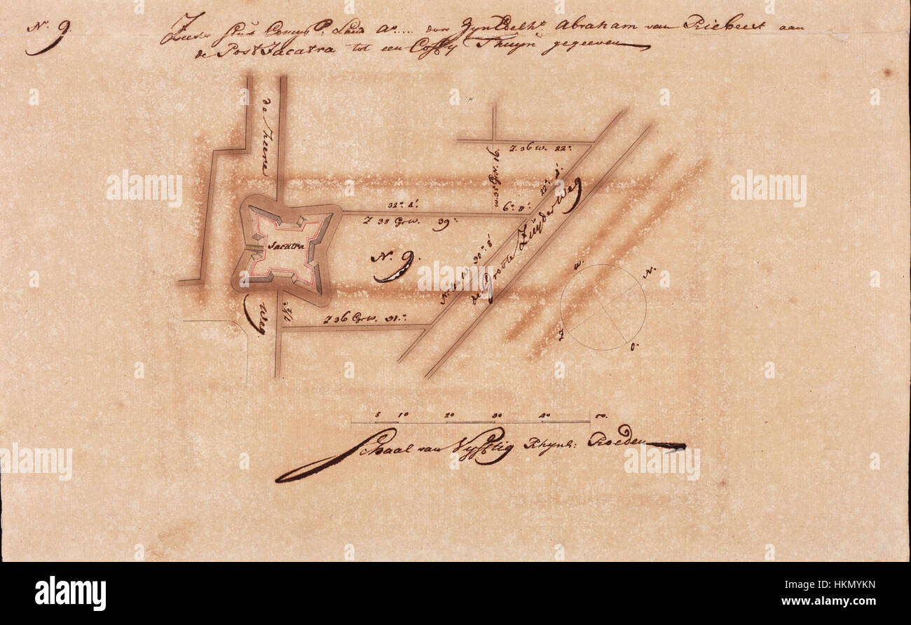 This map from the Batavia region, part of a detailed series ...