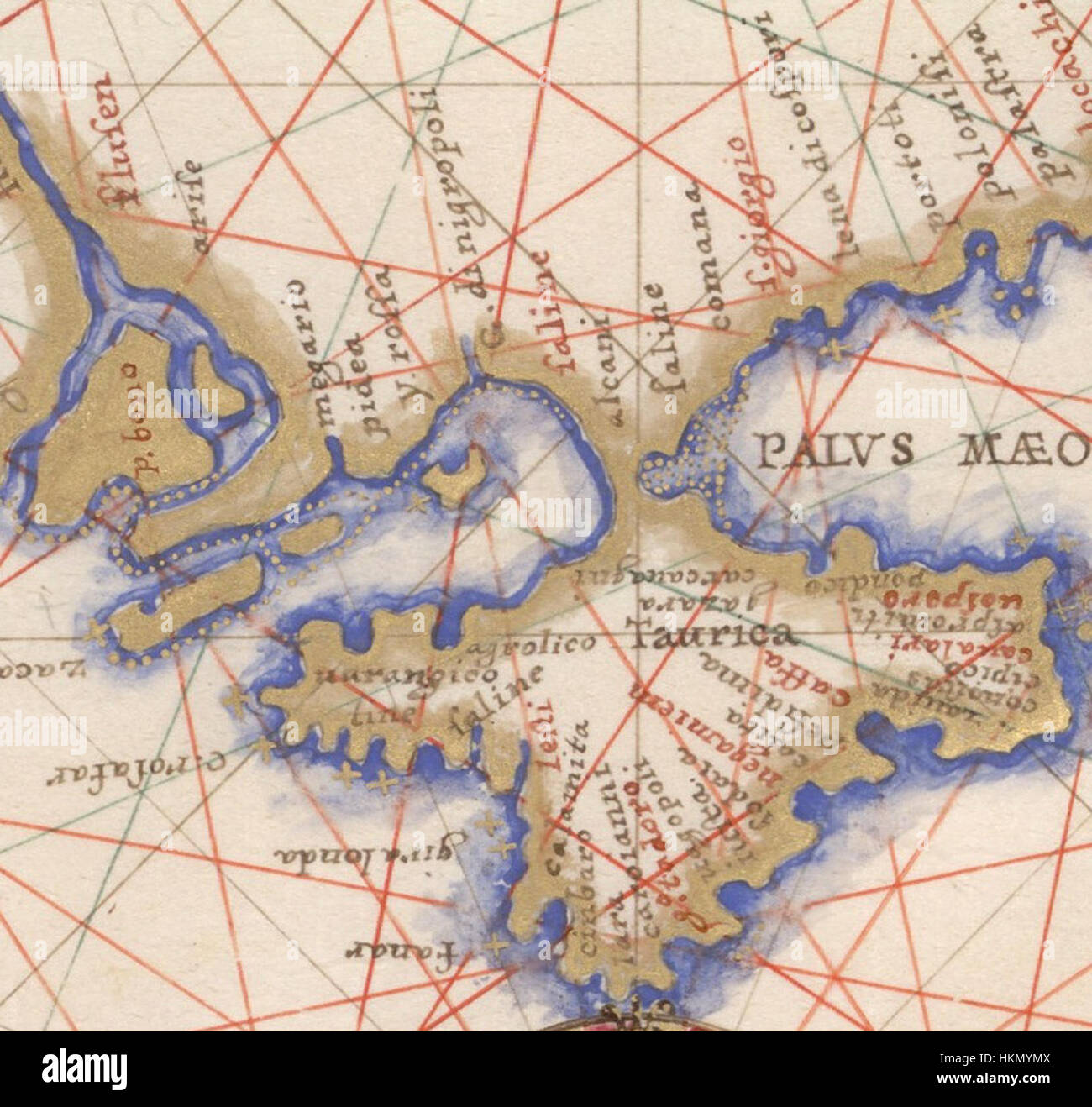 The Portolan Atlas by Francesco Ghisolfi, dated to the 16th century ...
