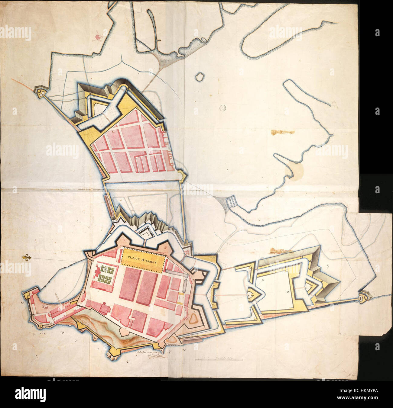 The 'Map of the Castle of Colombo' is a historical map showcasing the ...