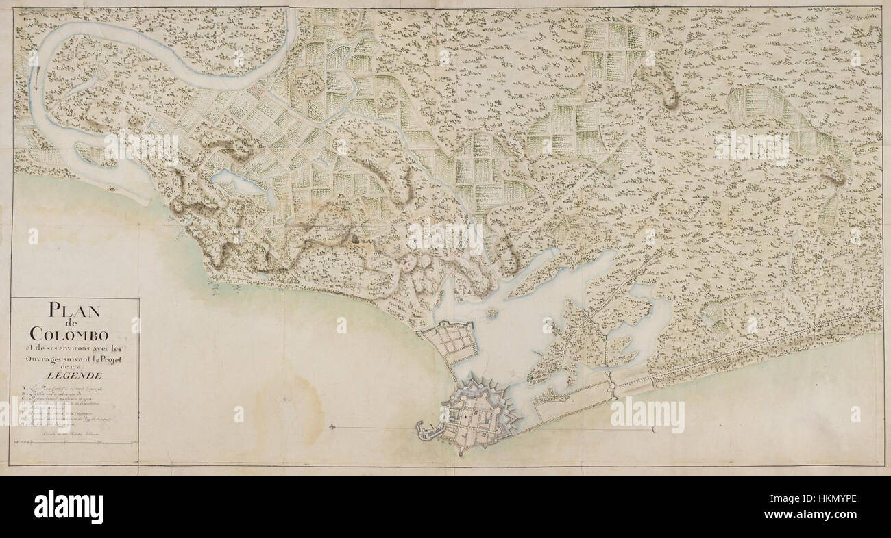 A historical map of Colombo and its surrounding areas, part B ...