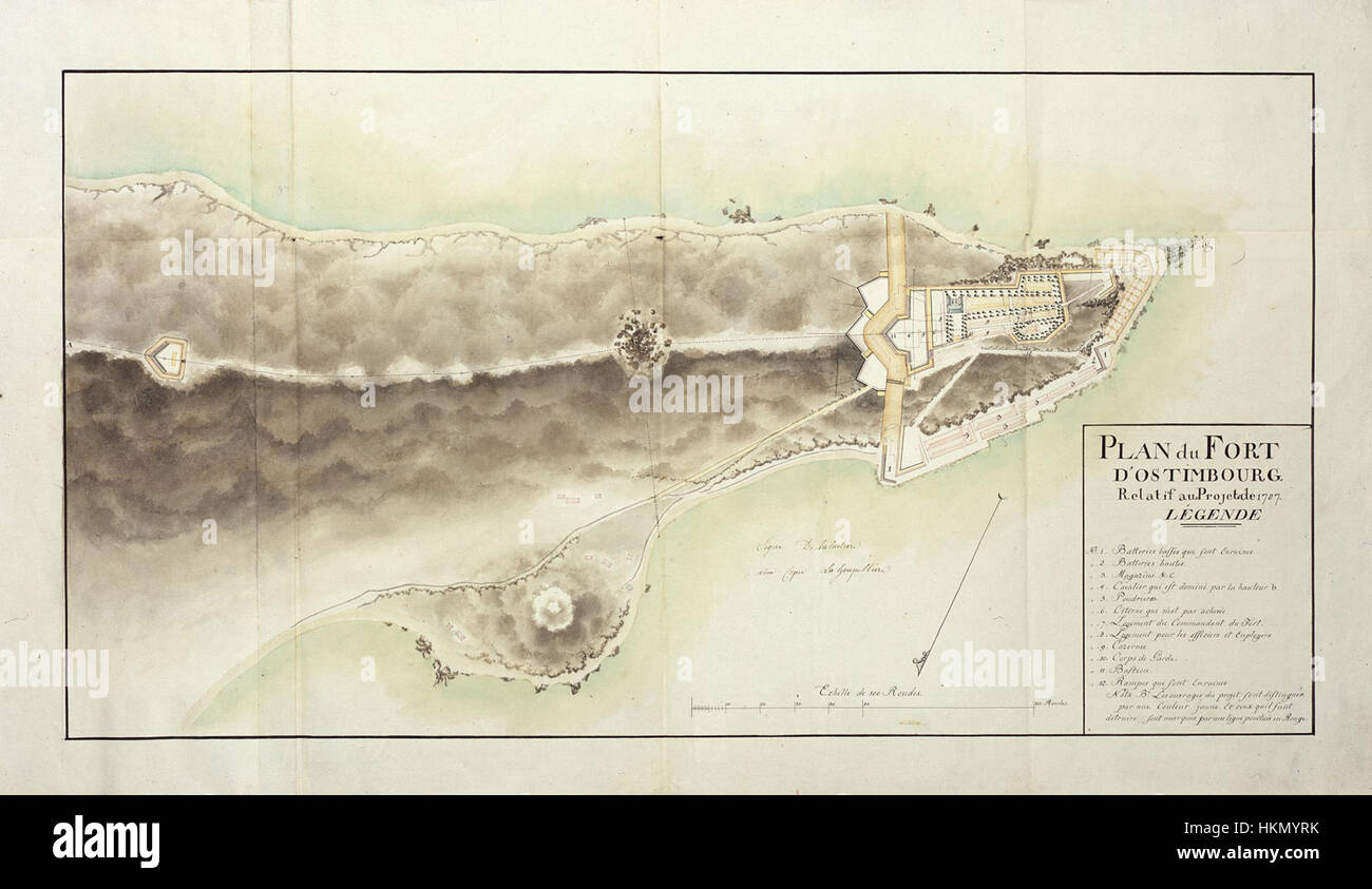 A historical map of Fort Oostenburg, located in Trincomalee, Sri Lanka ...