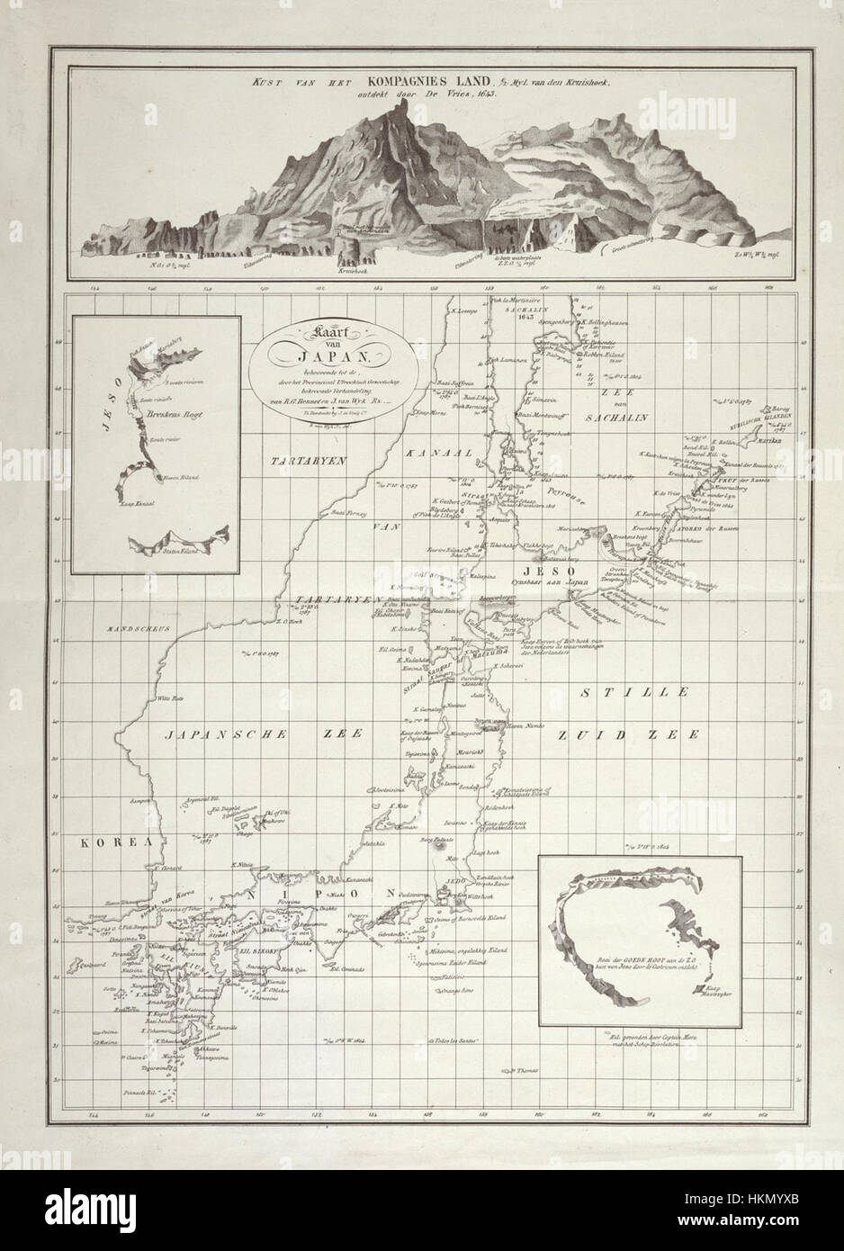 AMH-6406-NA is a historical map of Japan, depicting the country's ...