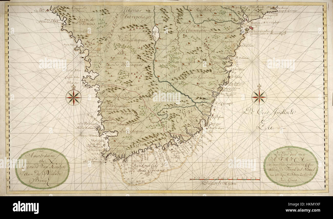 The AMH-6407-NA map of southern Africa is a detailed geographical ...