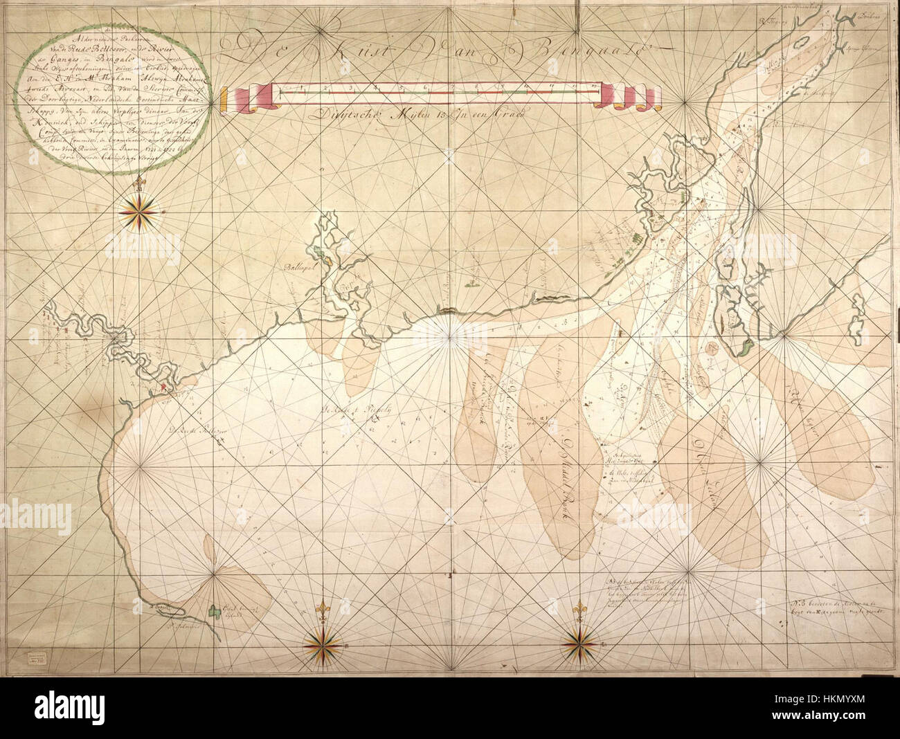 Ganges river system map hi-res stock photography and images - Alamy