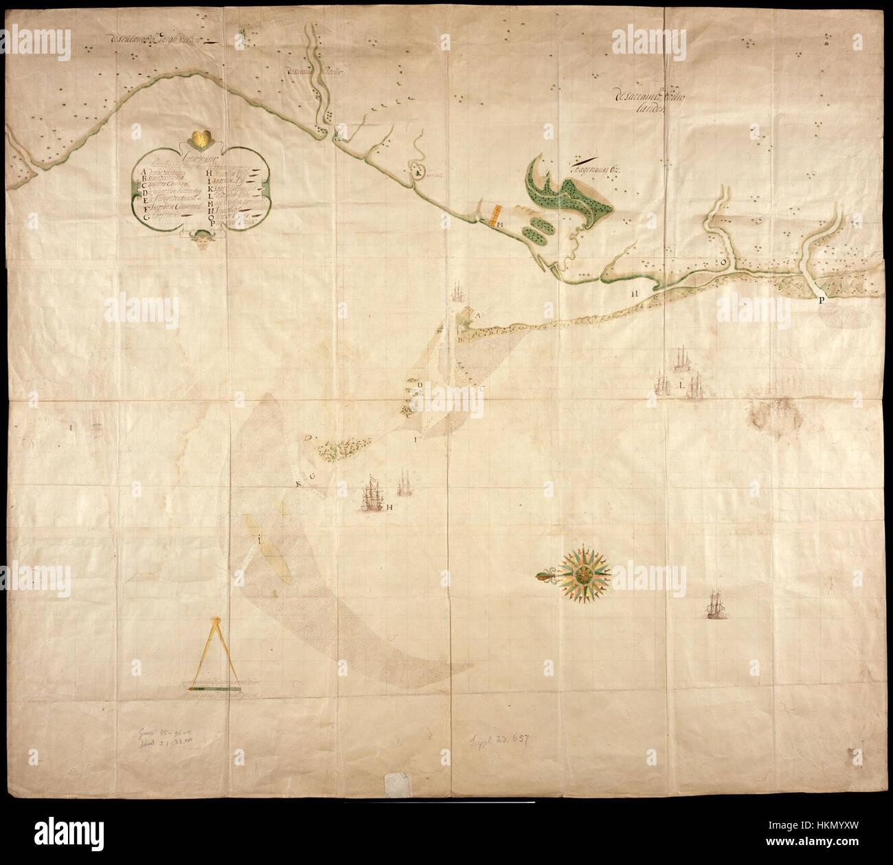 The AMH-6416-NA map depicts Zeelandia and its surrounding regions, a ...