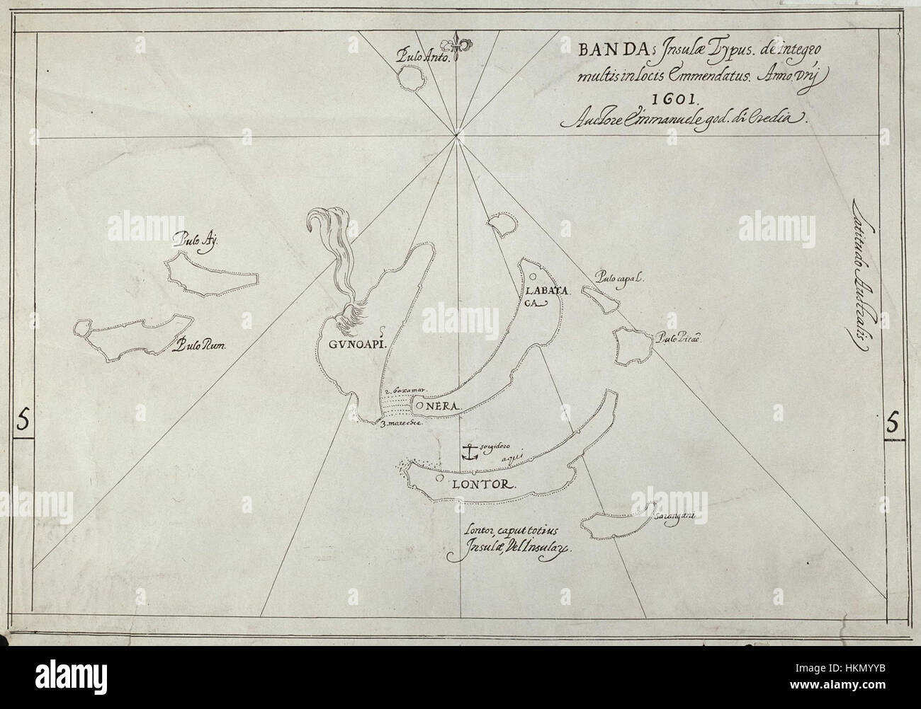 Historical map shows islands hi-res stock photography and images - Alamy